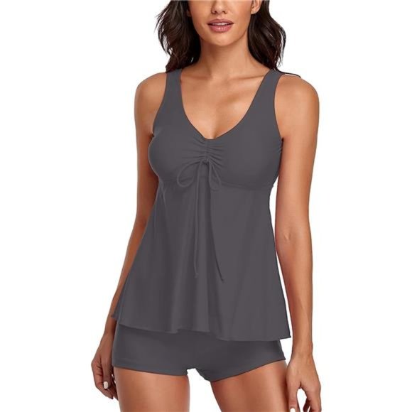 Swim | Tummy Control Tankini Bathing Suits For Women 2 Piece Swimsuits ...